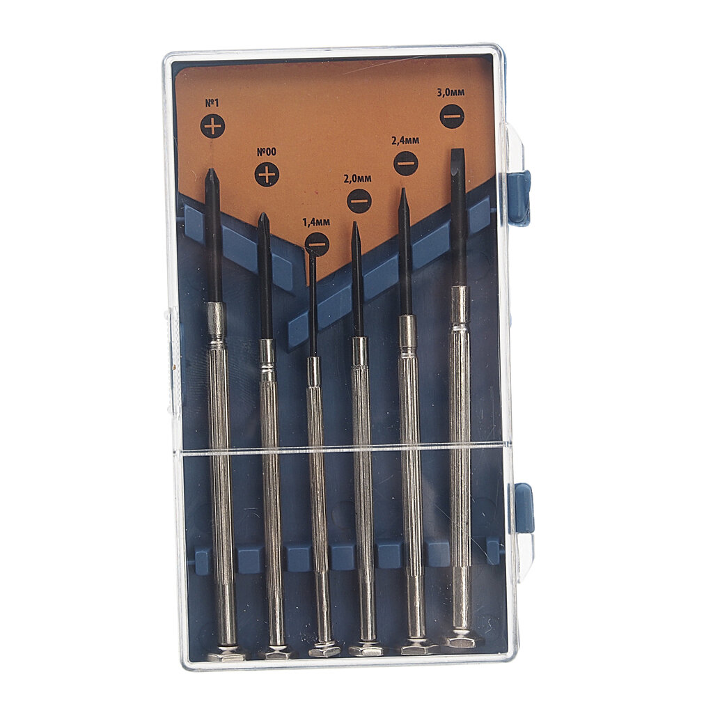 Набор отверток прецизионных 6 предметов SPARTA