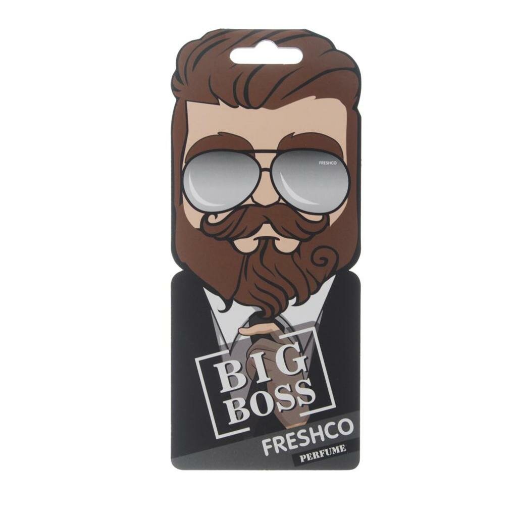 Ароматизатор подвесной пластина (парфюм) "TM Boss" Территория мужчин FRESHCO