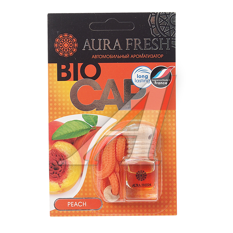 Ароматизатор подвесной жидкостный (peach) 6мл Bio Cap AURA FRESH