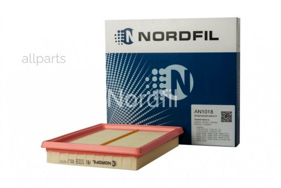 NORDFIL AN1018 Фильтр воздушный Honda Civic V VI Nissan Almera I II Juke Micra IV Note Primera I II