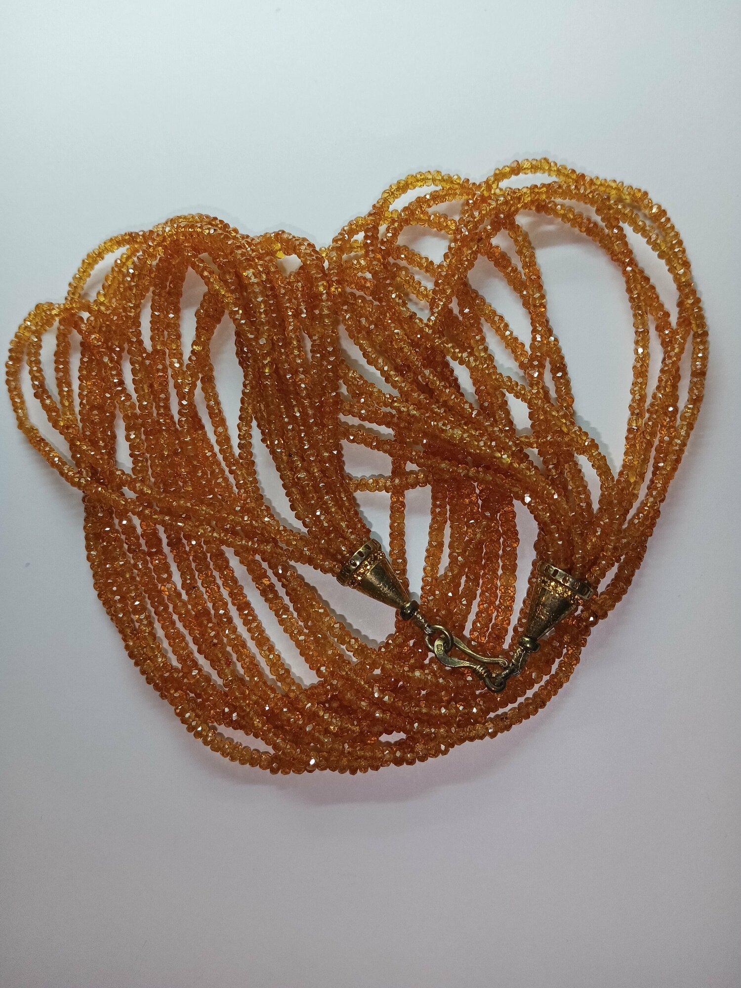 Колье Берег солнца, спессартин