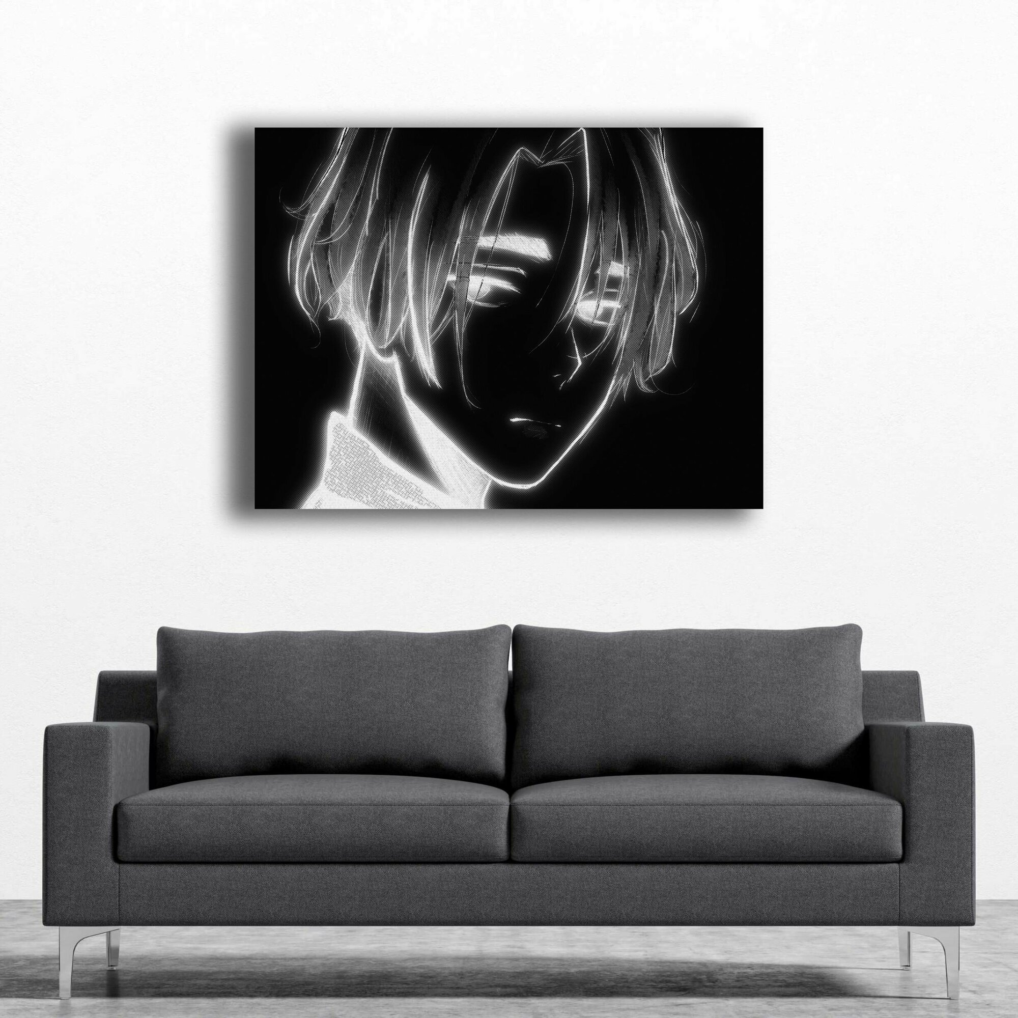 Интерьерная картина на холсте / dead inside / zxc 40*60