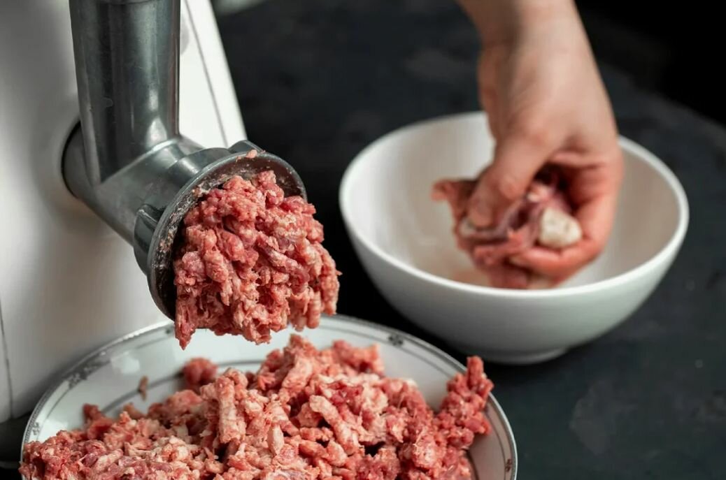 Набор для мясорубки 254872, перфорированный диск и нож, металл, 53х53х4мм