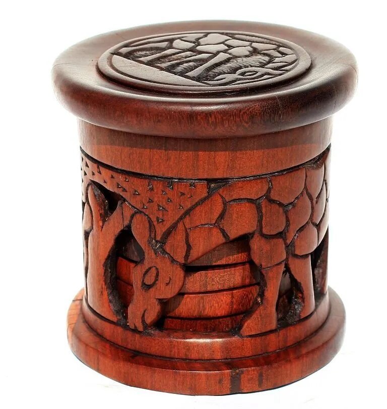 Африканские подстаканники,(подставки под горячее-холодное) Ироко.