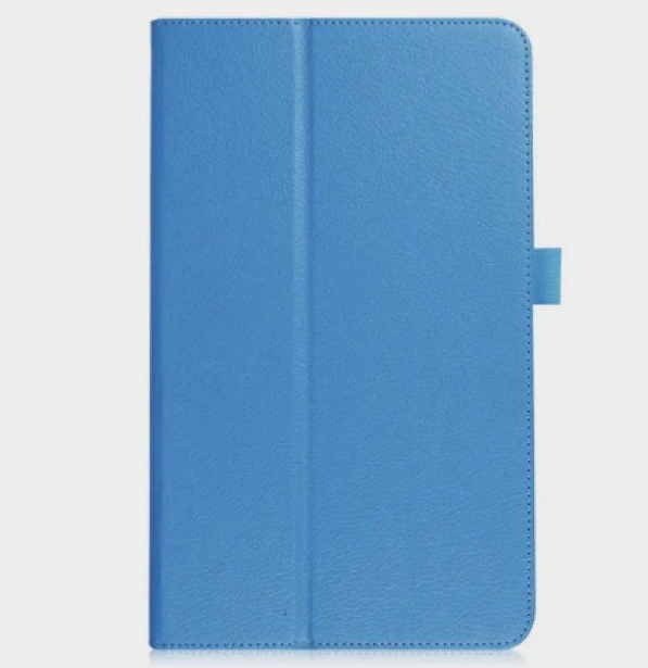 Чехол-обложка MyPads для Samsung Galaxy Tab A 8.0 (2019) SM-T290 / T295 из качественной импортной кожи, с мульти-подставкой, голубой