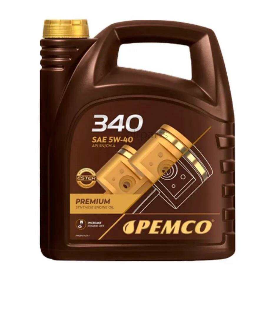 PEMCO PM03404 5W-40 SN/CH-4, A3/B4 4л (синт. мотор. масло)