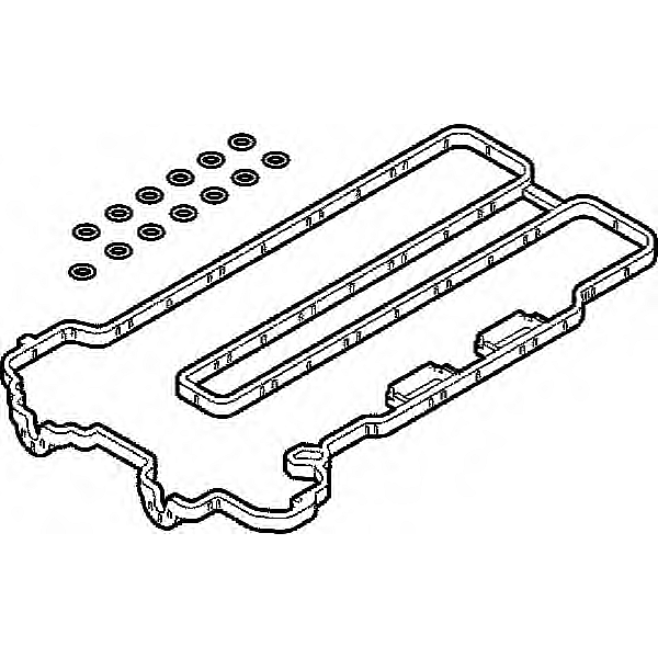 ELRING 392.490 (026252P / 1056070467 / 1156070467) прокладка клапанной крышки\ Opel (Опель) Meriva (Мерива) / Corsa