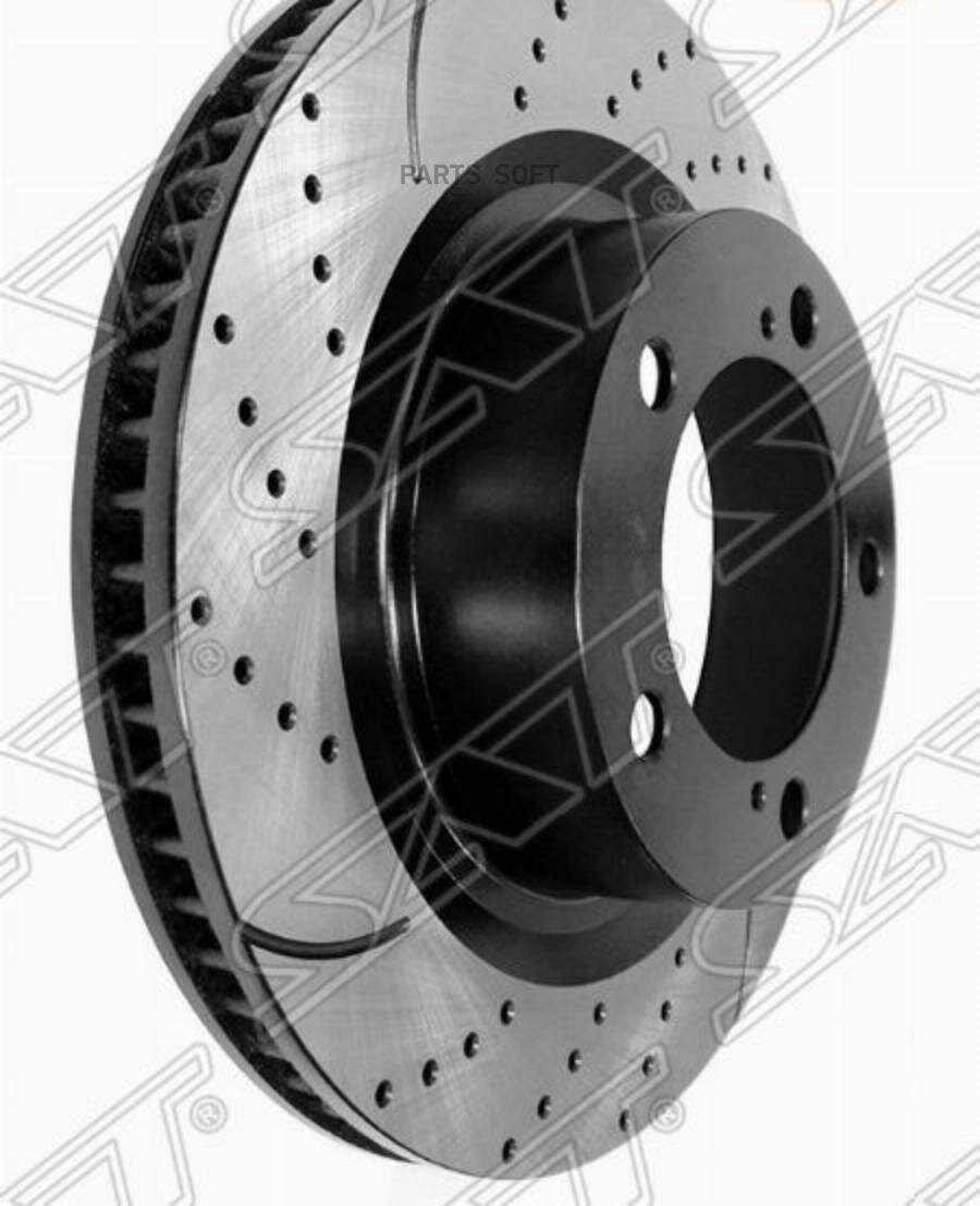 Диски тормозные(комплект 2шт) Toyota Land Cruiser (J200) 07-21 / Lexus LX 07-23 SAT ST-43512-60210PF | цена за 1 шт
