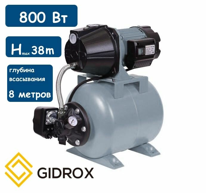 Насосная станция Gidrox PJm802IA(800Вт)