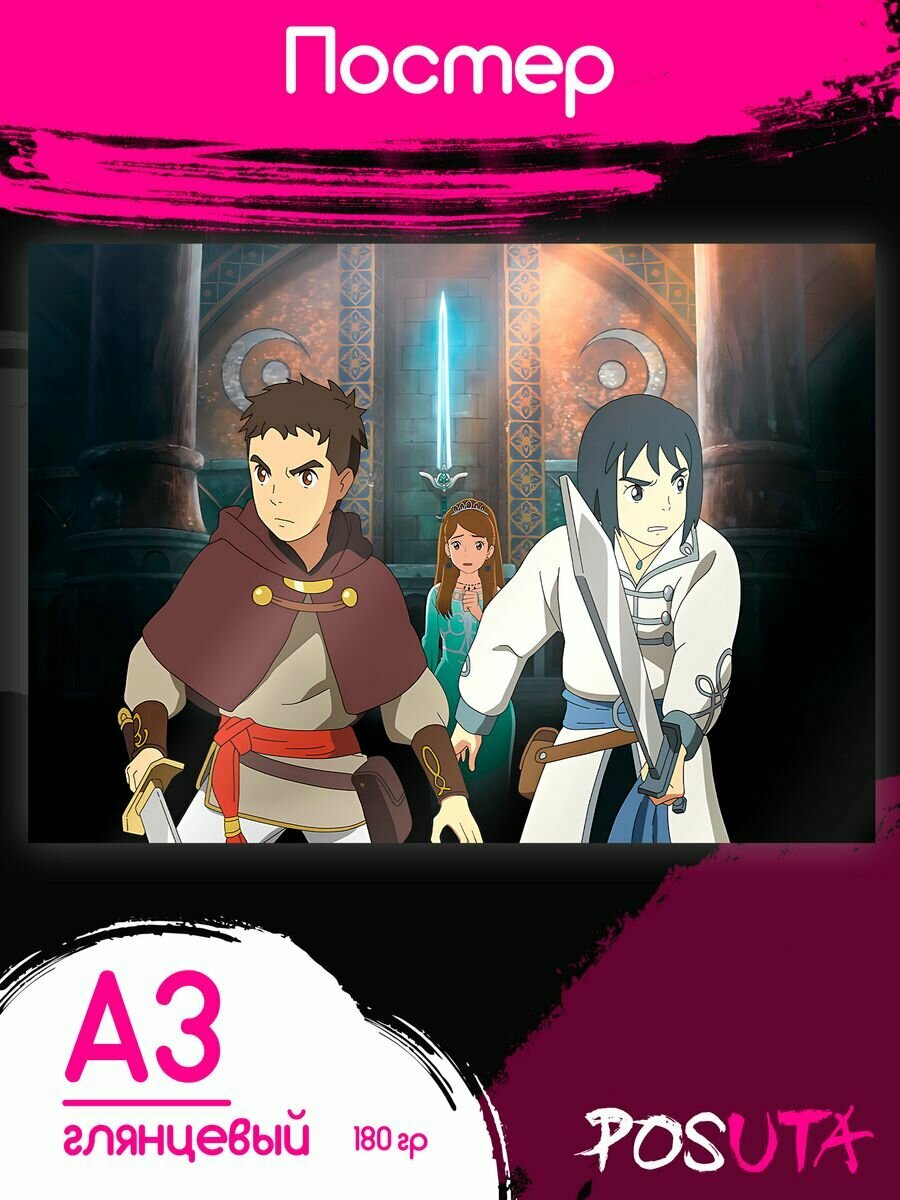 Постеры на стену Другой мир аниме