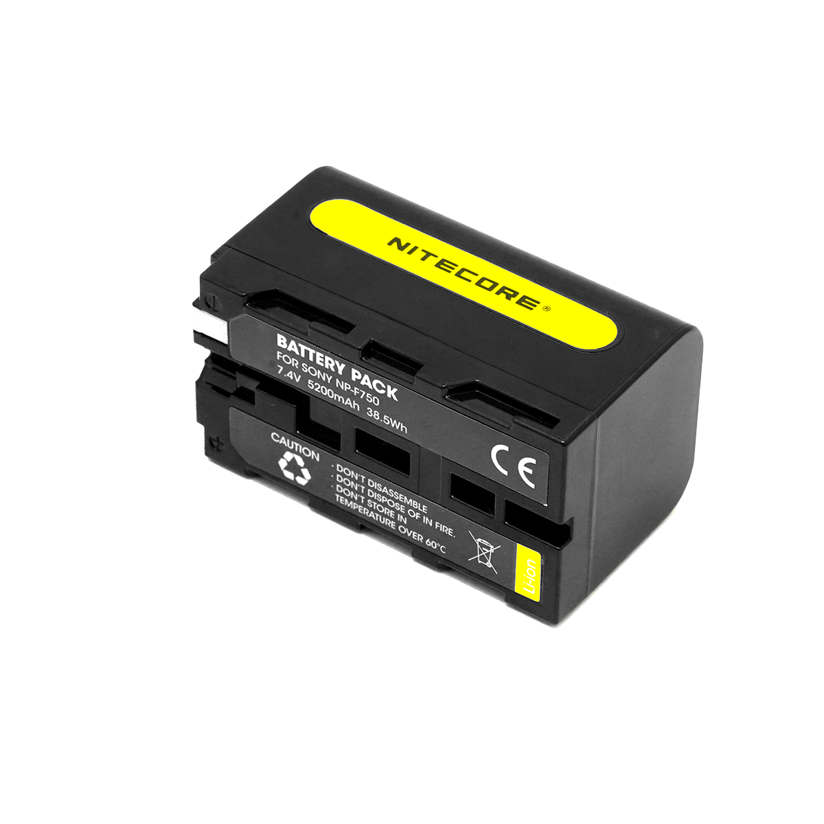 Аккумулятор Nitecore NP-F750, для фото и видеокамеры, 5200 mAh