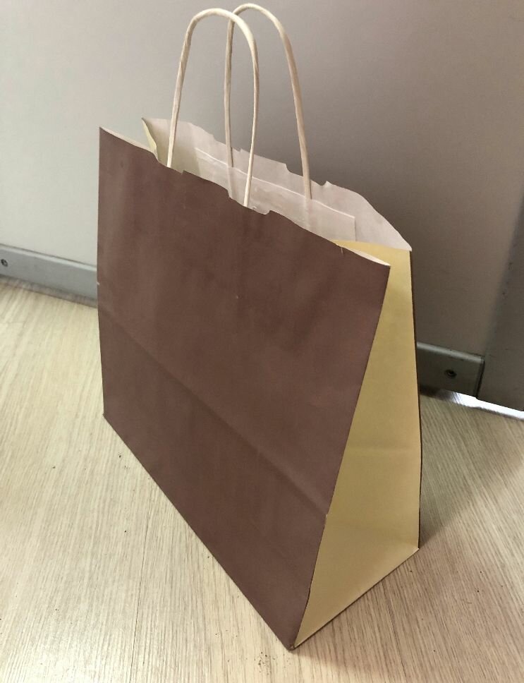 Пакет 2 шт. Chocolate 400х370х160 арт.107