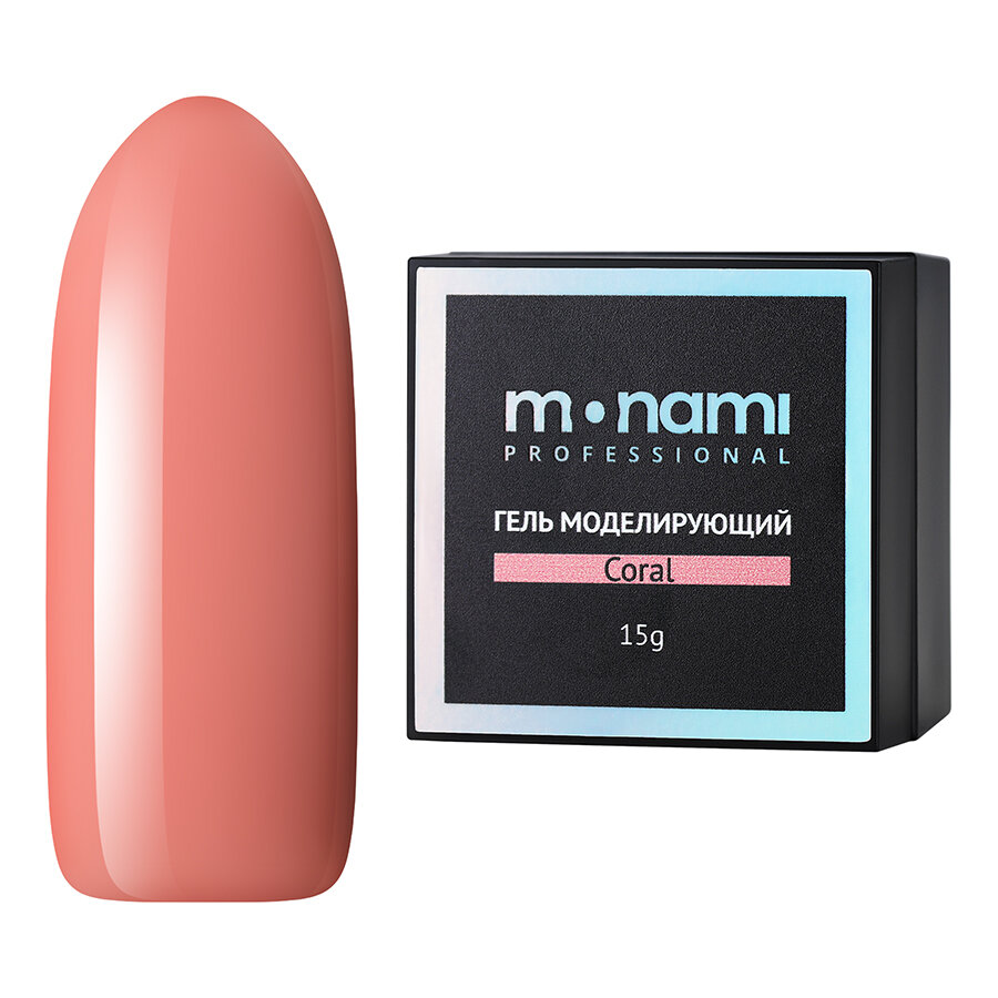 Гель для наращивания Monami Professional Coral, 15 г