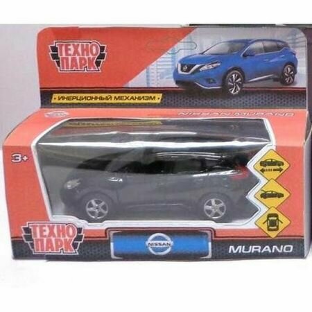 Машина металл NISSAN MURANO черный 12см, открыв. двери, инерц. в кор. Технопарк в кор.2*24шт
