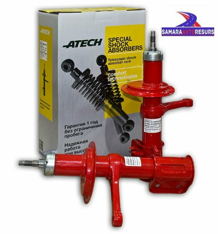 Амортизатор передней подвески "ATECH" SPORT-OIL 2108-2110 с занижением (-50) (2шт). масляные (к-т)