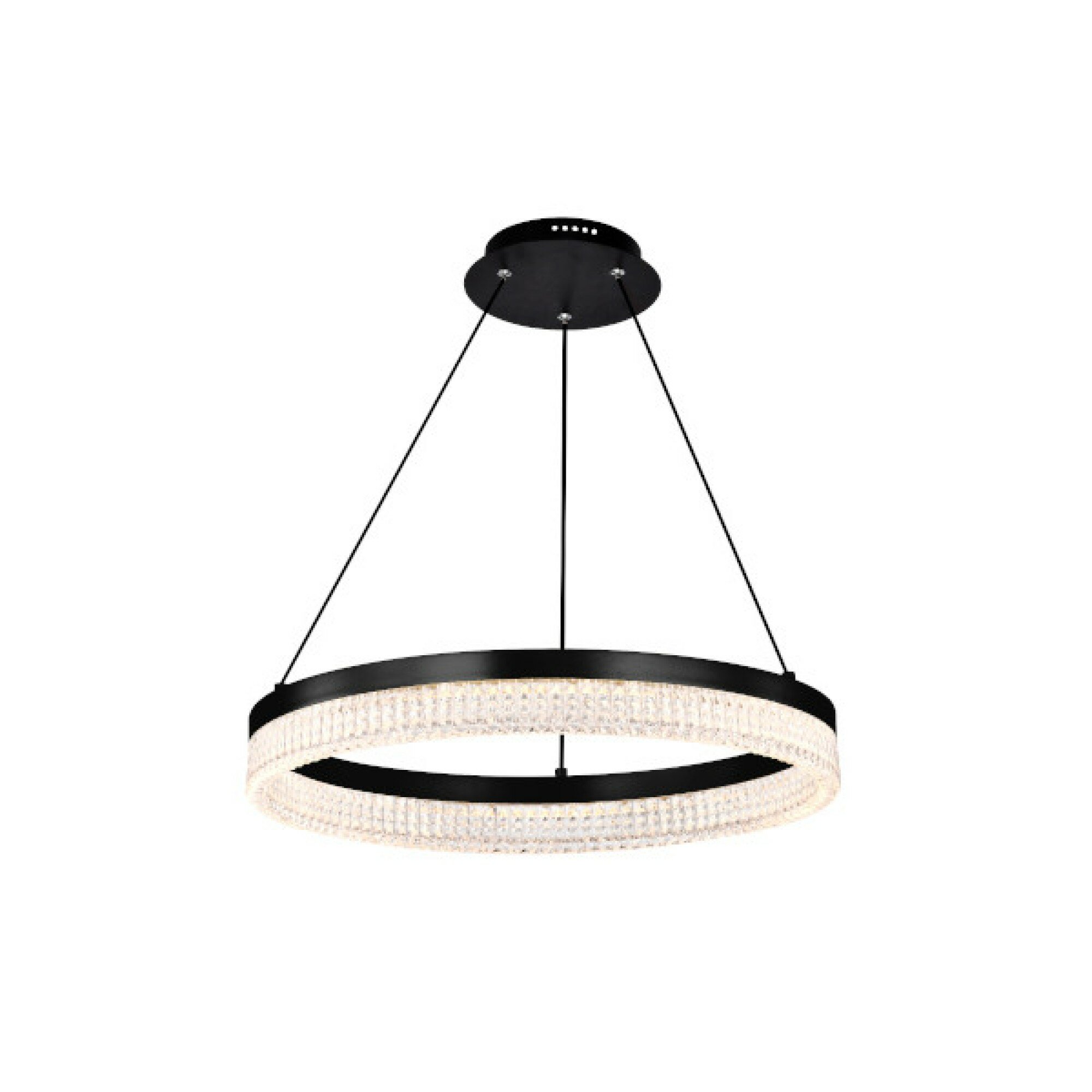 Лампы светодиодные Lightstar 736167 Люстра ROTONDA 38W LED 2106LM 180G черный 3000K