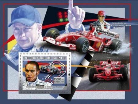 Почтовые марки Гвинея 2007г. "Спорт - Формула I" MNH