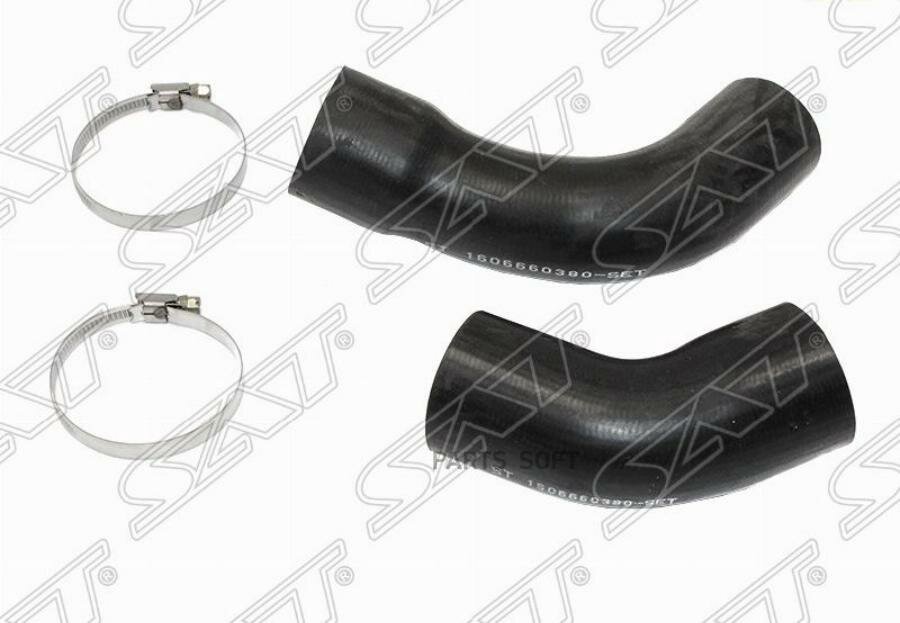 Патрубок радиатора Peugeot Boxer 06- / Citroen Jumper 06- SAT ST-1606660380-SET | цена за 1 шт