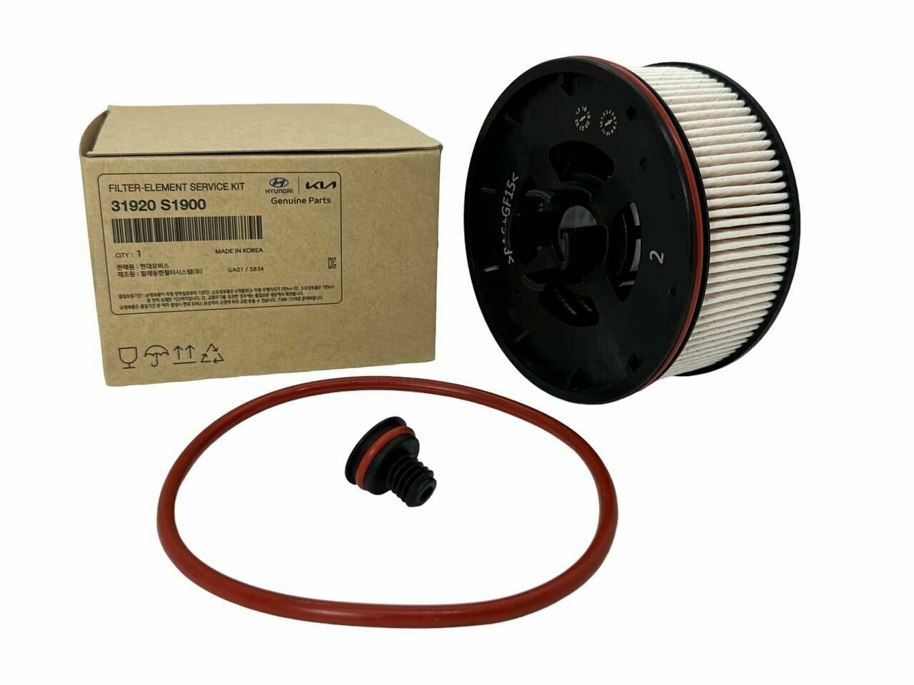 Фильтр топливный для KIA Sorento Prime 18-/ HYUNDAI Santa Fe 17-/ HYUNDAI Palisade 19- D4HA/D4HB (2.0/2.2) 31920S1900
