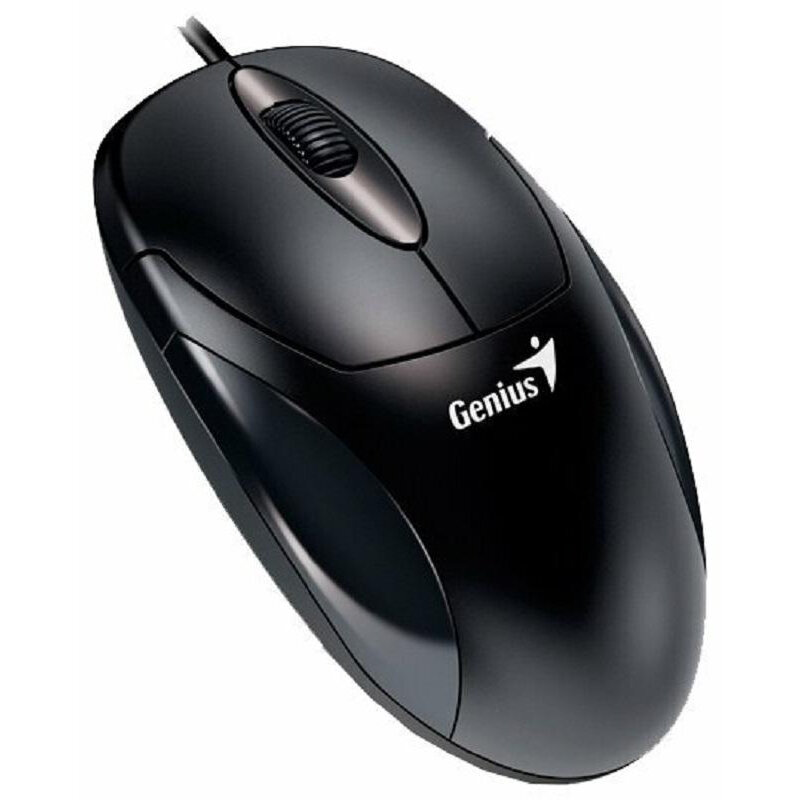 Мышь компьютерная Genius Xscroll V3, оптическая, 1000 DPI, 1.5 м, черный 1603527 31010021400