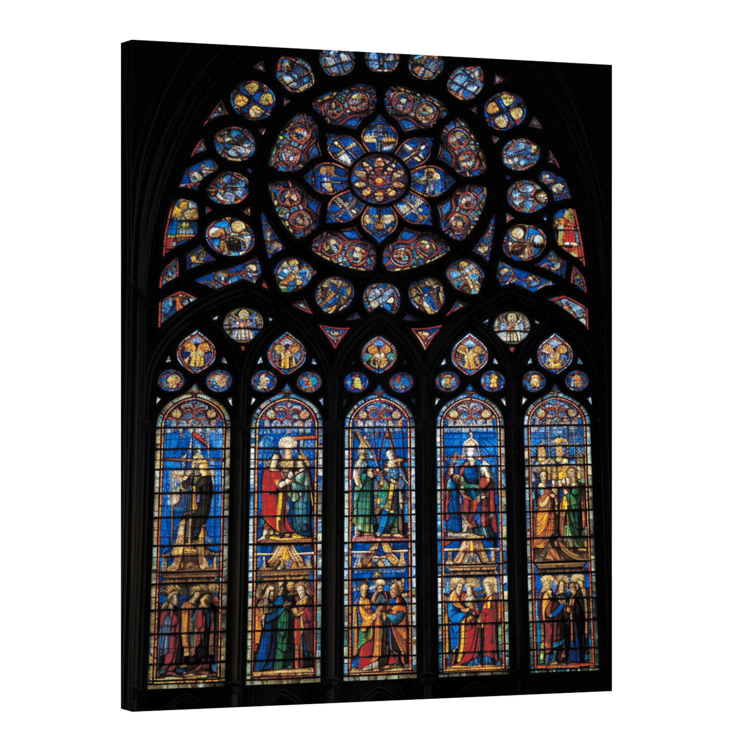 Интерьерная картина 50х70 "Витраж"