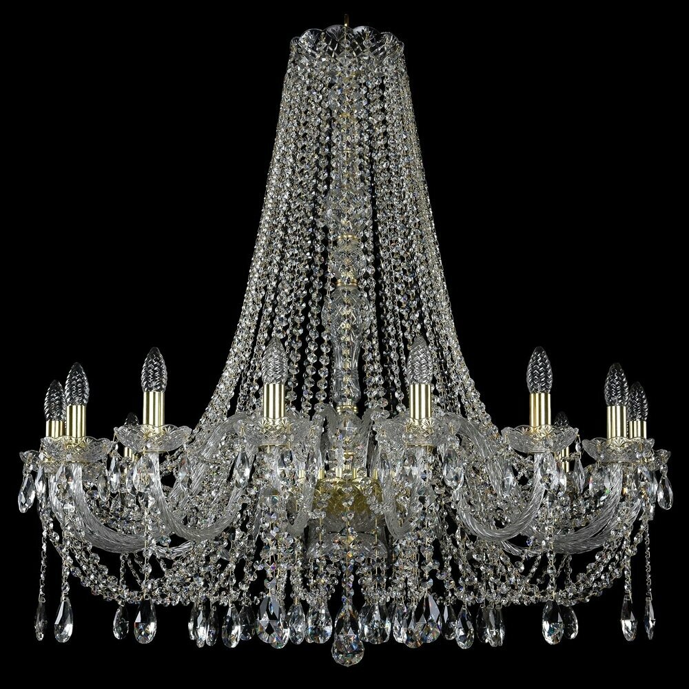 11.12.16.360. h-100. Gd. Sp Люстра хрустальная Bohemia Art Classic