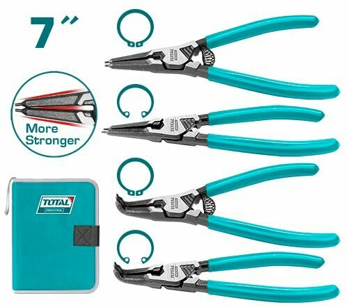 Набор съемников для стопорных колец TOTAL INDUSTRIAL