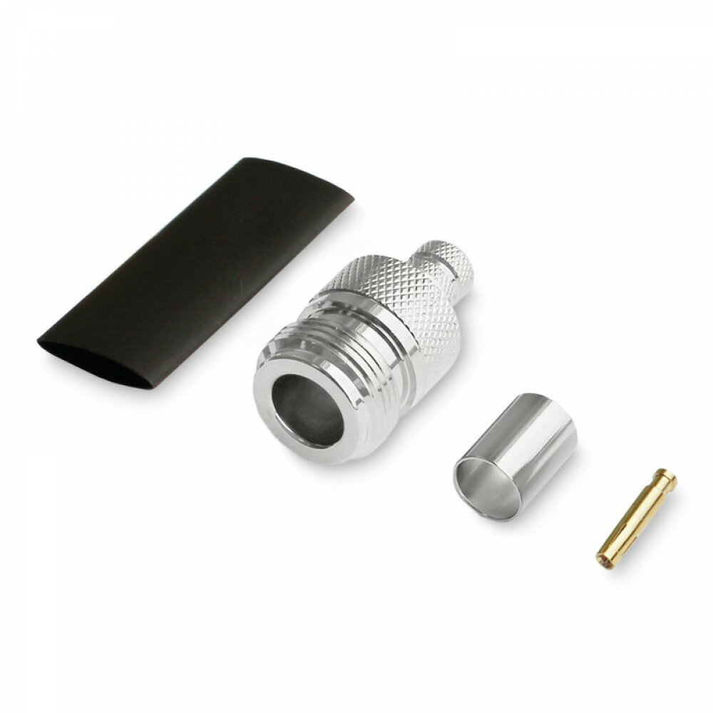 Разъем N-female (N-211) обжимной для кабеля 5D-FB