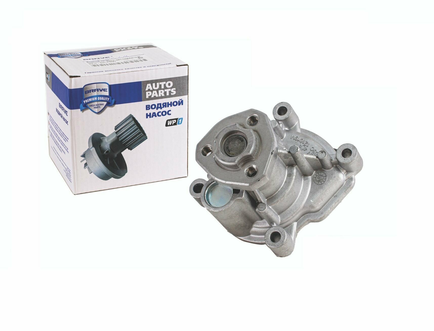 Насос водяной (помпа) для Volkswagen Polo Sedan 1.6, Jetta, Skoda Rapid, Octavia с прокладкой арт BRWP112