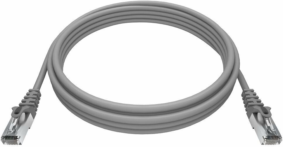 Патч-корд NTSS NTSS-PC-FTP-RJ45-5e-2.0-LSZH-GY, вилка RJ-45, вилка RJ-45, кат.5E, LSZH, 2м, се