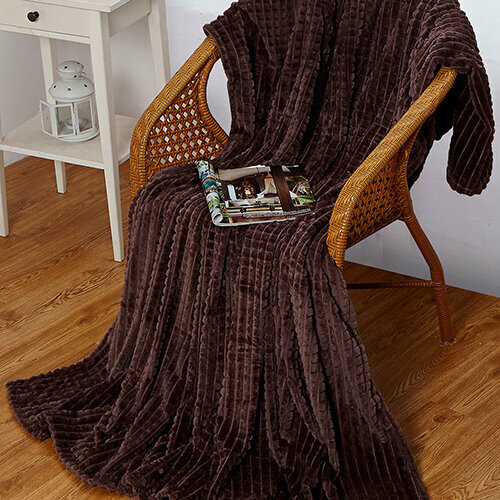 Плед Амели шоколад велсофт кэа 180х200