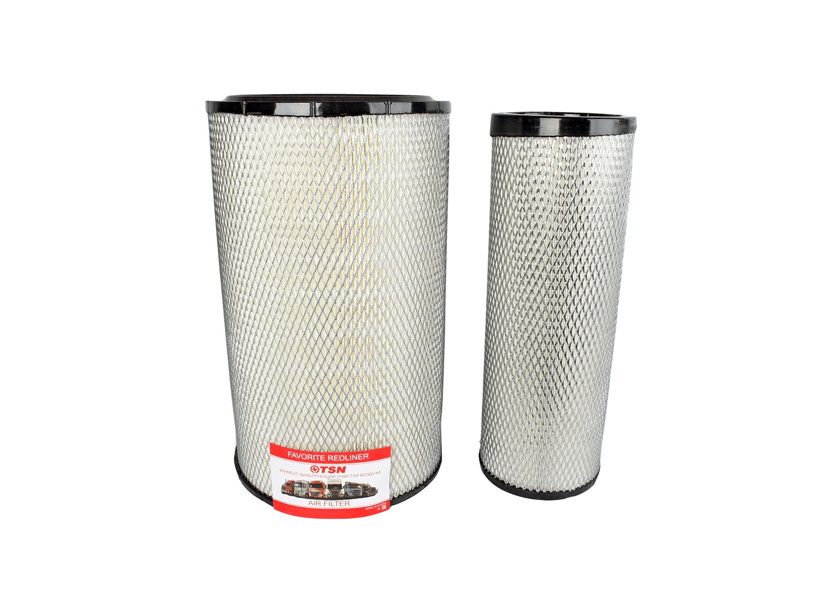 Элемент фильтрующий КАМАЗ-ЕВРО-3 воздушный 2 штуки комплект RAIDER