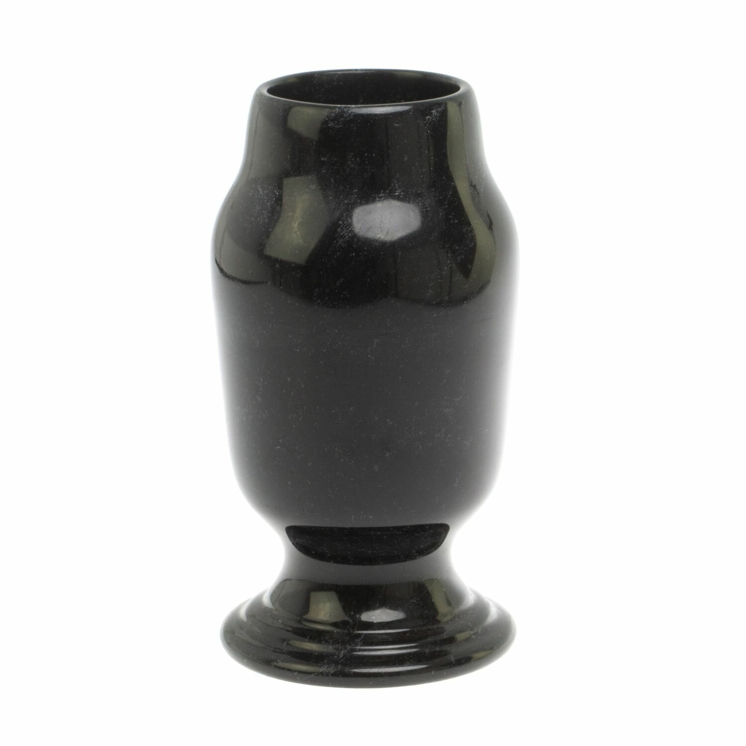 Ваза из черного змеевика 10х10х20,5 см 127016