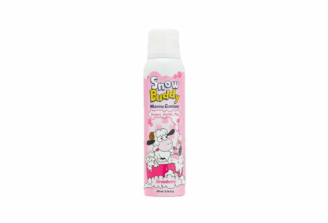 SNOW BUDDY Детская очищающая пенка Whipping Cleanser Strawberry