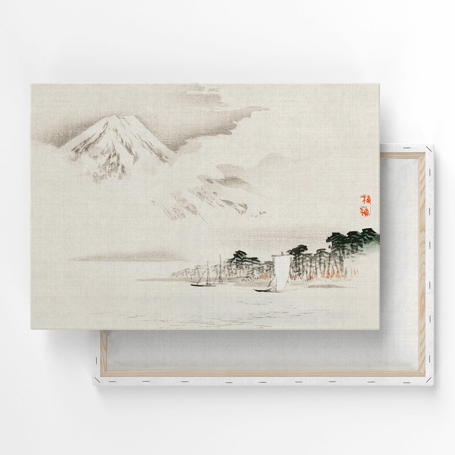 Картина на холсте, репродукция / Байрэй, Коно - View of Mount Fuji / Размер 40 x 53 см