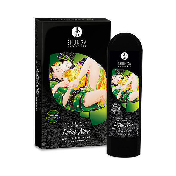 Возбуждающий гель для мужчин и женщин Shunga Lotus Noir, 60 мл