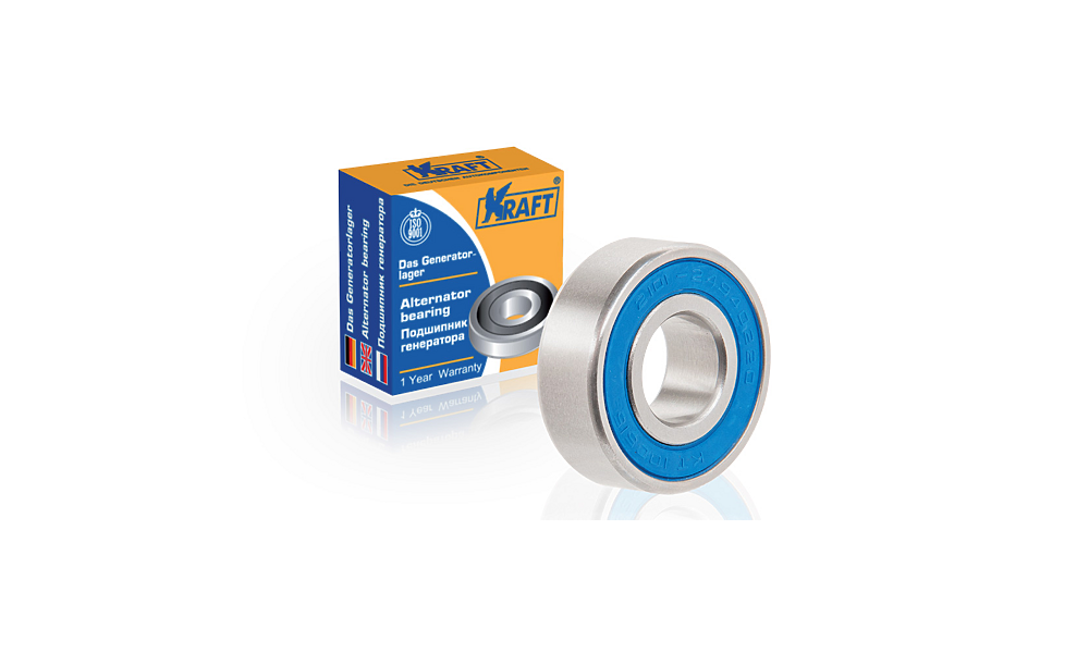 KRAFT KT100516 подшипник генератора большой ваз 2101-2108,1111, м-412