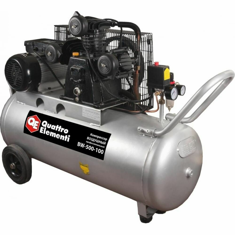QUATTRO ELEMENTI Компрессор поршневой масляный BW-500-100 771-725