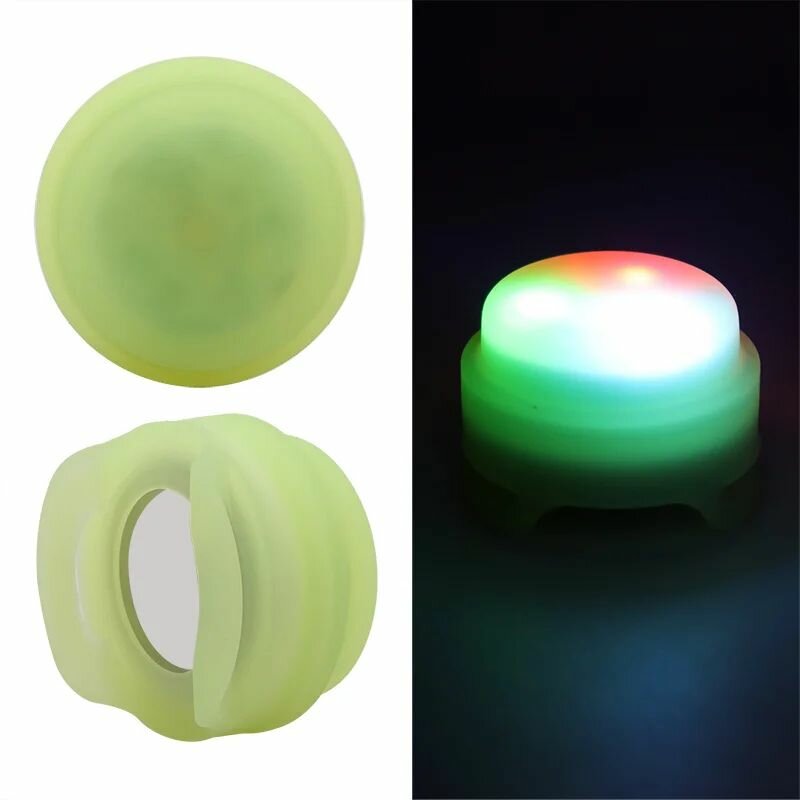 Чехол для трекера AirTag светящийся с креплением на ошейник домашних животных Салатовый