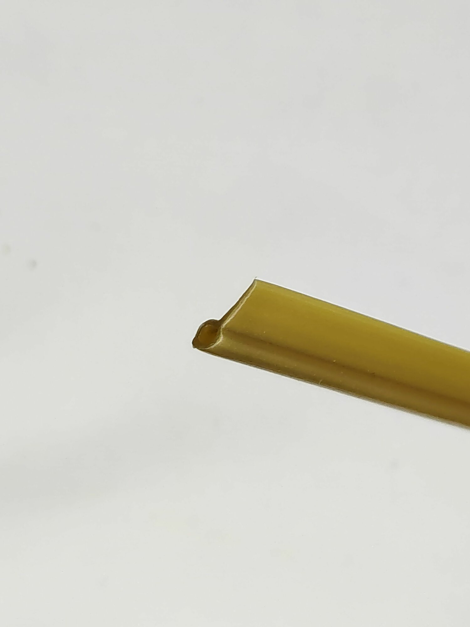 Кедер ( кант, жилка, шнек) для сумок, авточехлов и одежды, намотка 10м, золотой/размер: ширина головки 3,1мм; длина юбки 5.5мм