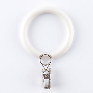 Кольцо для карниза с металлическим зажимом, С24мз ( 10 шт.)