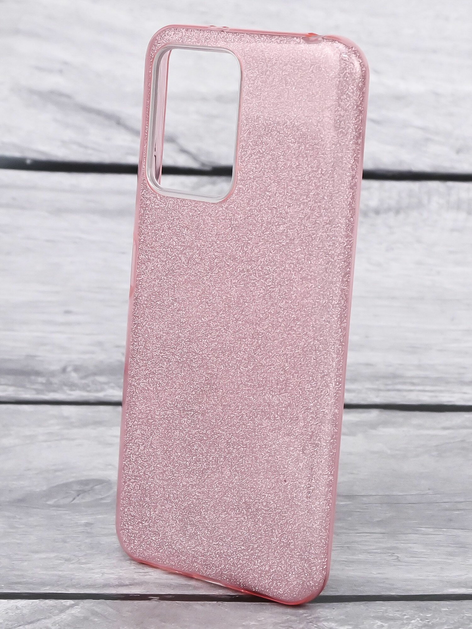 Силиконовый чехол бампер на смартфон Xiaomi Redmi Note 12 5G переливающийся с блестками, защитная блестящая накладка для телефона Ксаоми редми нот 12