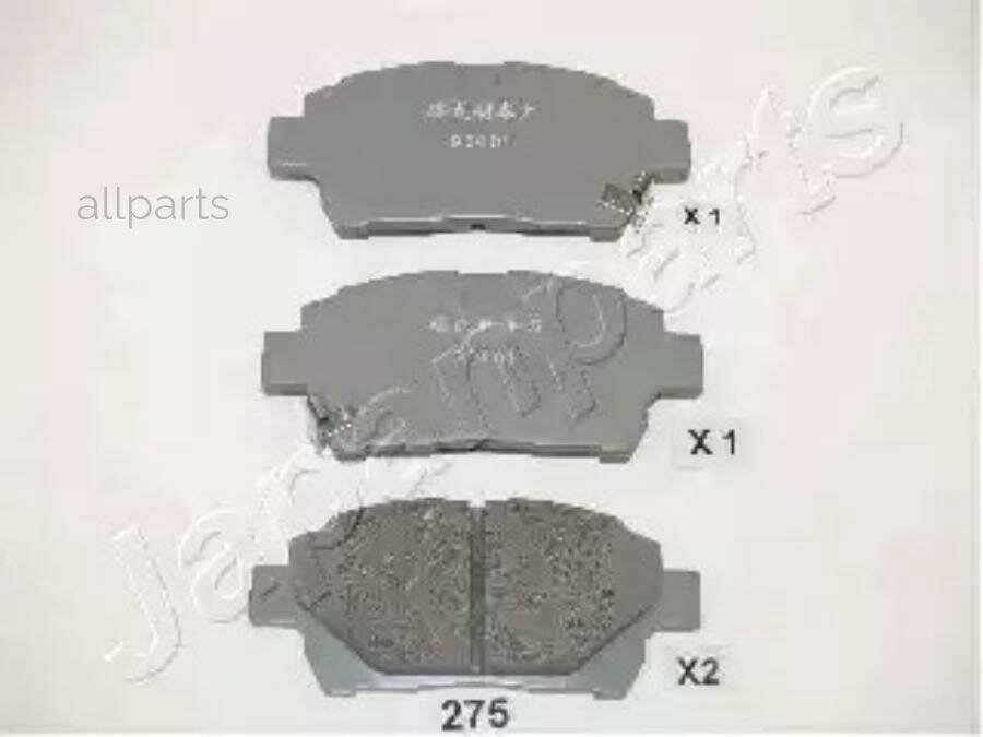 JAPANPARTS PA275AF Колодки торм. диск.