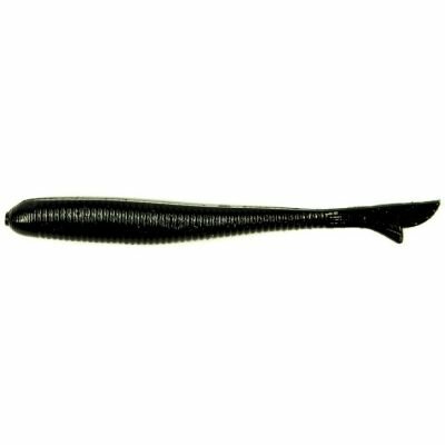 Мягкие приманки Bait Breath U30 Fish Tail 4,5" (8шт.) #003 Solid Black