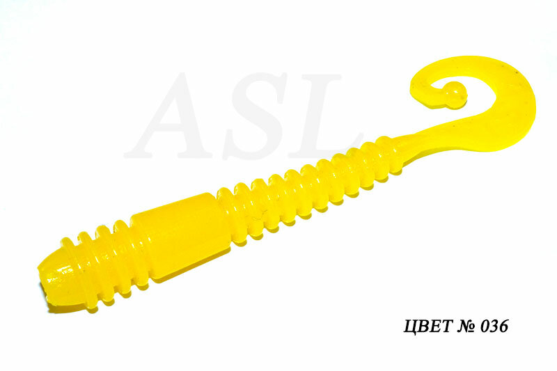 Силиконовая приманка ASL "Джим" цвет №036, L-5см (2"), 12шт/уп