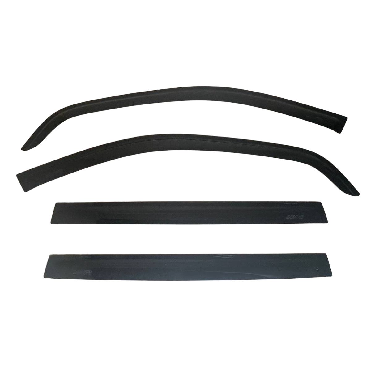 Дефлекторы дверей (ветровики) для Lada Largus / Лада Ларгус (удлинённые передние ветровики)