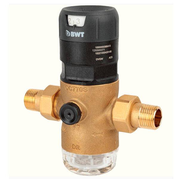 Редуктор давления D1 Eco 3/4" для холодной воды, латунь (125300272)