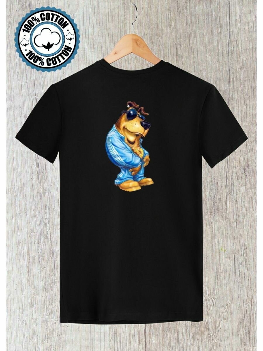 Футболка dog собака в черных очках