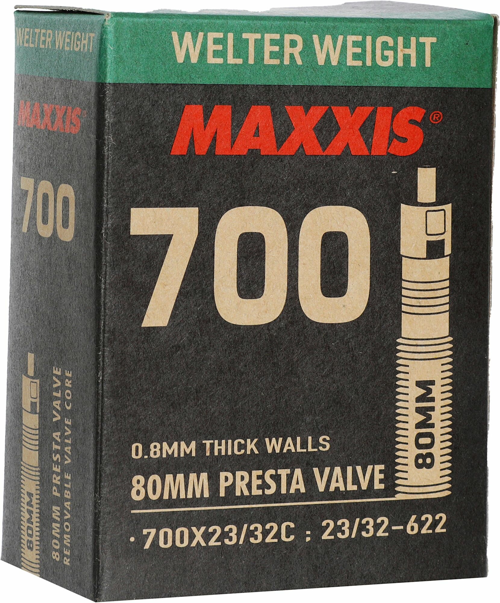 Камера Maxxis Welter Weight 700x23/32C 0.8 мм вело нип. 80 мм (EIB00136300)