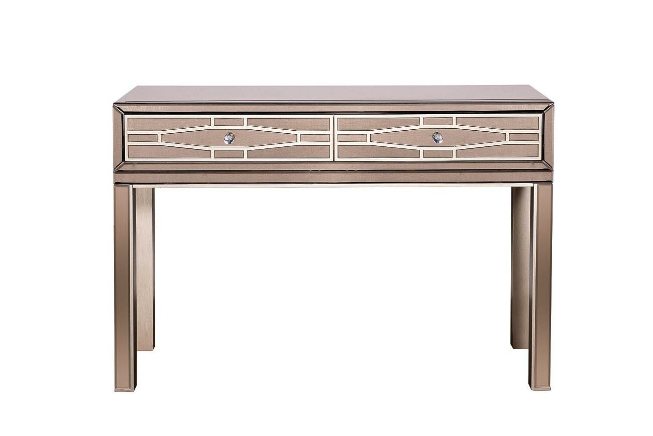 Консоль Garda Decor KFG038 Консоль зеркальная, 2 ящика 120*42*80см арт. KFG038